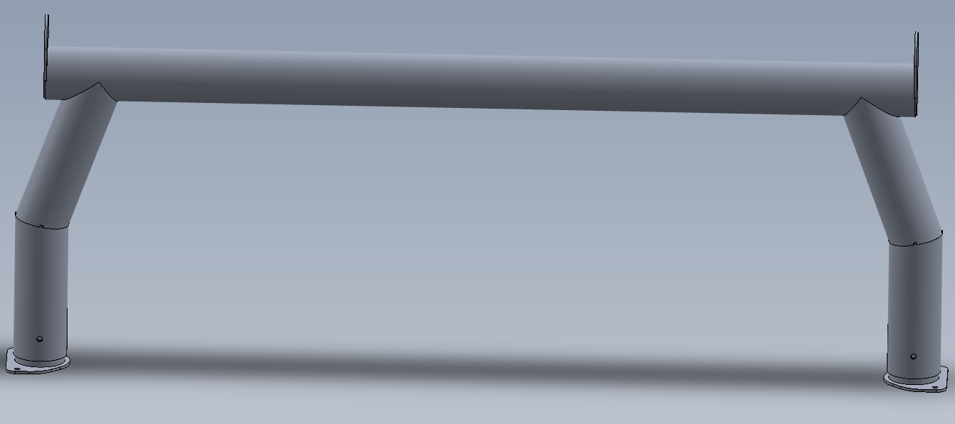 Removable Rear Ladder Rack to suit Load Lid