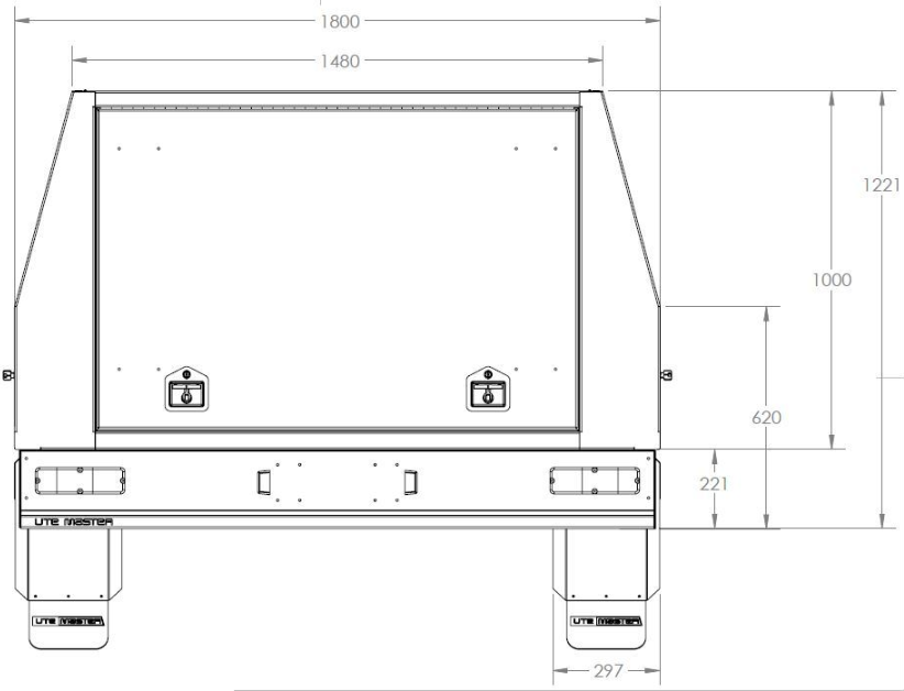 Service Body Dimensions and Images for Sign writing